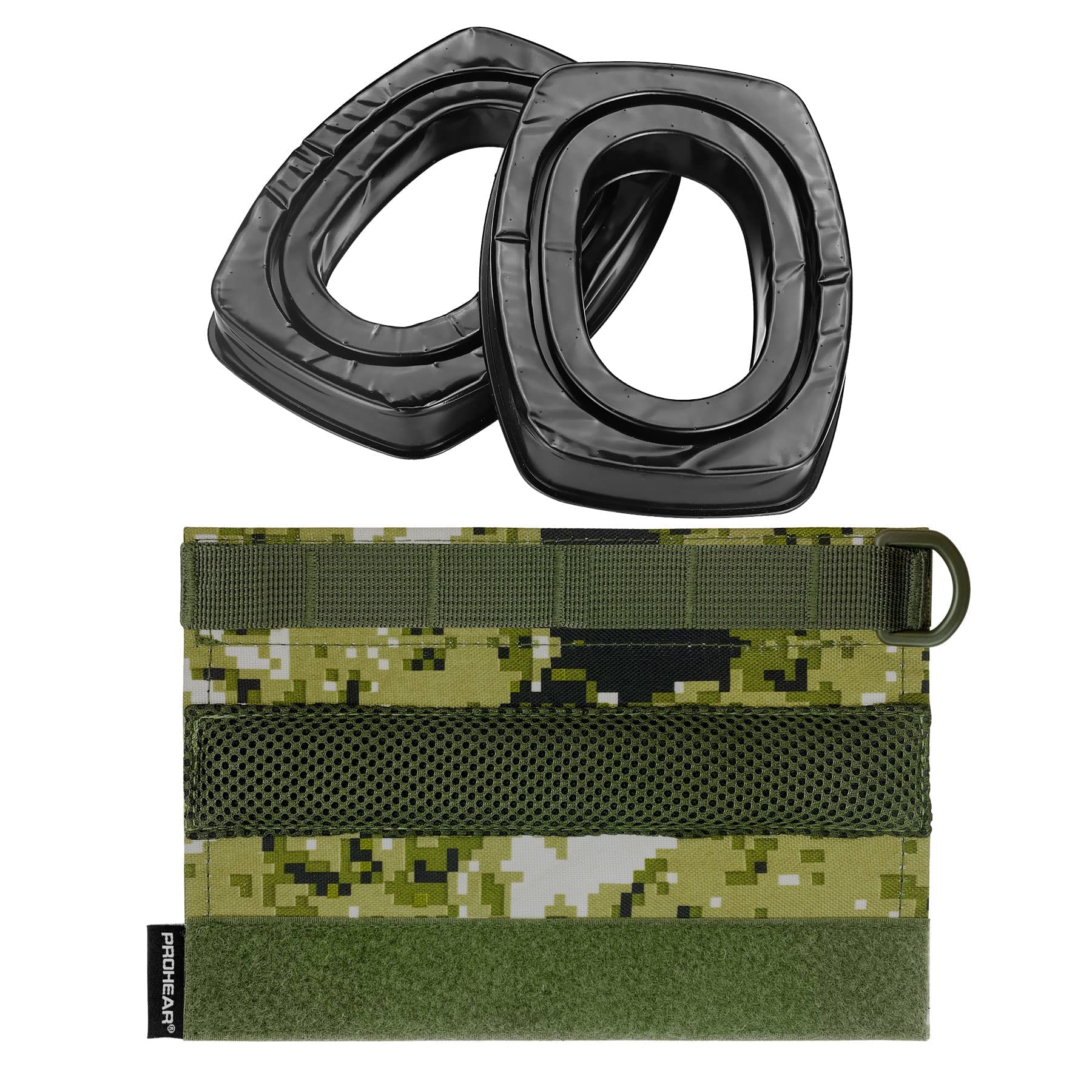 PROHEAR GEP02 Gel Ear Pads and HC01 Tactical Headset Cover for Howard Leight by Honeywell Impact Sport Sync Leightning Earmuffs