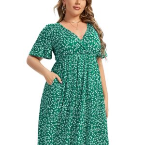 AMZ PLUS Women's Casual, greenf