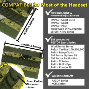 PROHEAR GEP02 Gel Ear Pads and HC01 Tactical Headset Cover for Howard Leight by Honeywell Impact Sport Sync Leightning Earmuffs