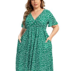 AMZ PLUS Women's Casual, greenf