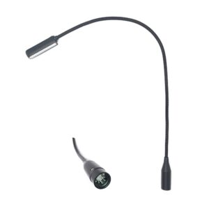 jxrywf 22" inch xlr 4 pin led light studio lamp xlr gooseneck lamp for dj mixer xlr 4pin connect port（xlr 4pin port）