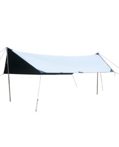 iclimb waterproof sun shield tarp upf 50+ for tent hammock camping backyard party (tarp 14'4" × 9'6")