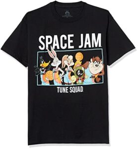 space jam boys jam: a new legacy tune squad short sleeve t-shirt - 4-20 t shirt, black, 4 us