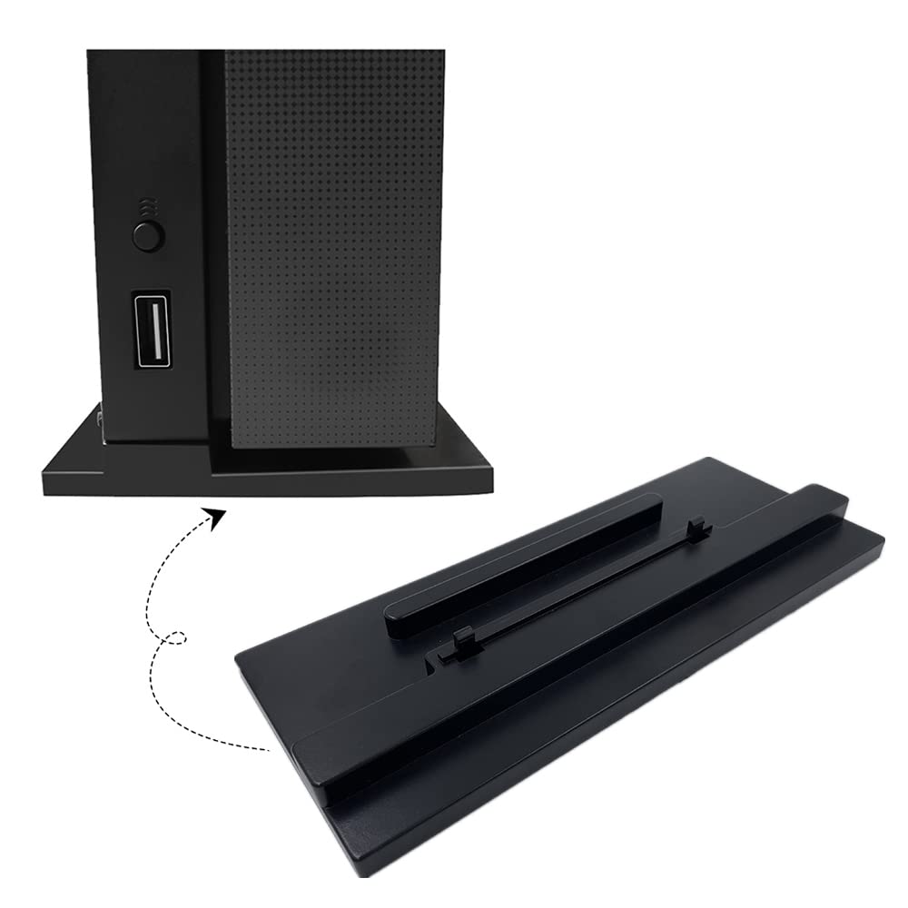 CKXIN Vertical Stand for Xbox One X, Xbox One X Console Stand, Base Vertical Xbox One X Holder Stand - Black