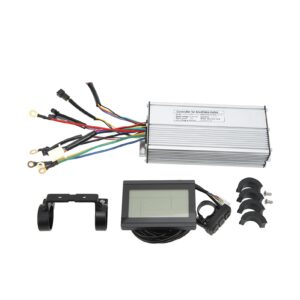 bike controller with display, 30a controller with lcd3 display electric controller kit for electric 36v 48v 1000w dc motor