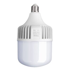 400w-500w equivalent led light bulb, bright white bulbs 6500k 65watt high lumen, cool daylight white e26/e27 medium base for garage warehouse factory workshop street backyard large area