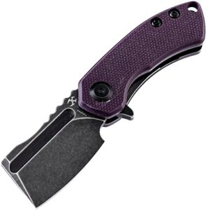 kansept knives mini korvid linerlock purple kt3030a3