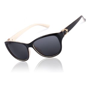 lvioe polarized sunglasses for women, classic fashion sunglasses anti glare 99.99% uv protection