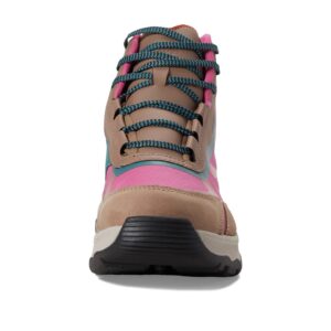 Teva Women's Geotrecca RP Hiking Boot, Caribou/Carmine, 9