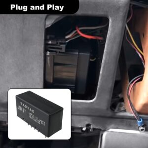 Hazard Warning LED Flasher Relay Turn Signal Relay Module Replace LM487 10383321 Fit for GM GMC Chevrolet, Fix Hyper Flash