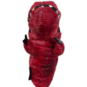 dinofactory T-Rex Golf Head Cover Dinosaur 3 Wood Headcover Hybrid Headcover (Ruby)