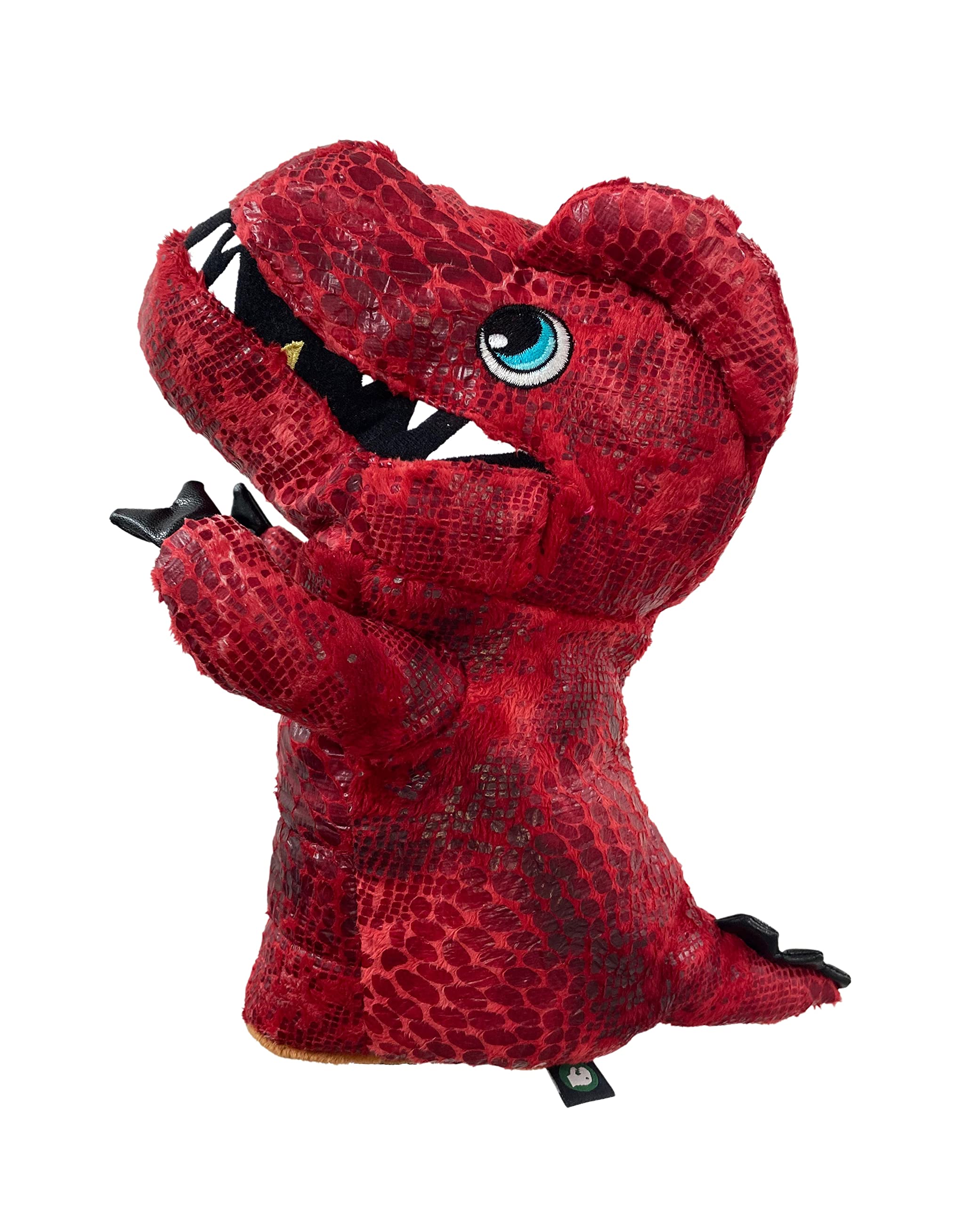 dinofactory T-Rex Golf Head Cover Dinosaur 3 Wood Headcover Hybrid Headcover (Ruby)