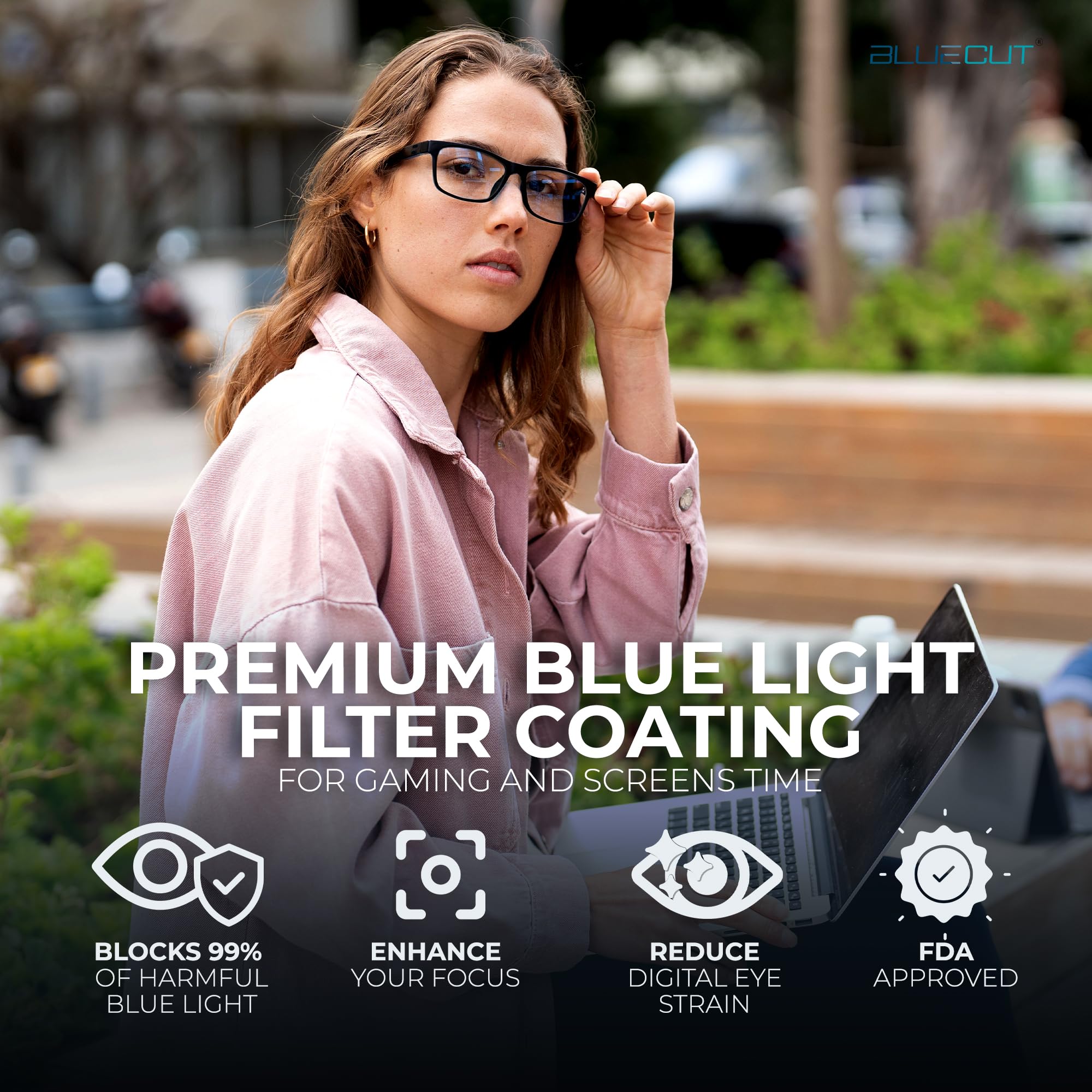 Blue Light Blocking Glasses for Men/Women Anti-Fatigue Computer Monitor Gaming Glasses Video Gamer Glasses