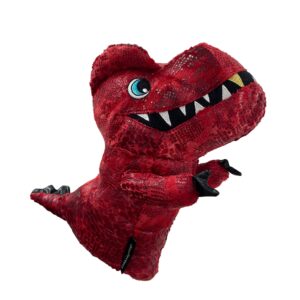 dinofactory T-Rex Golf Head Cover Dinosaur 3 Wood Headcover Hybrid Headcover (Ruby)