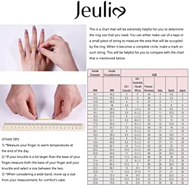 Jeulia Sterling Silver Band for Women Heart Shape Two Tone Angel Wing Fingerprint Inlay Rings Couples Wedding Engagement Promise Jewelry with Gifts Box (Angel Wing, 10)