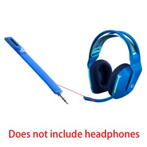 HUYUN Mic Replacement Crystal Sound Noise Isolation Microphone Compatible for Logit G733 Lightspeed RGB Gaming Headset (Blue)