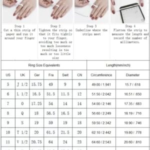 ZLAEBL Sterling Silver Princess Cut Moissanite 3-Stone Anniversary Promise Ring Wedding Engagement Rings For Womens 2 Carat (ctw) 6