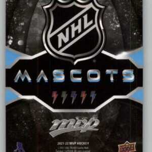 2021-22 Upper Deck MVP Mascot Gaming Cards #M-27 Fin The Whale Vancouver Canucks Official NHL Hockey Card in Raw (NM or Better) Condition