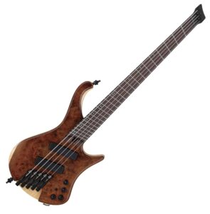 ibanez bass workshop ehb1265ms 5-string bass guitar - natural mocha low gloss