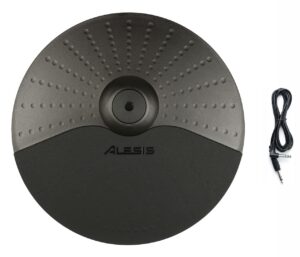 alesis 10 inch cymbal with choke and silverline audio 10ft connection cable bundle