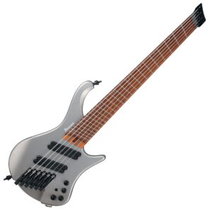 Ibanez Bass Workshop EHB1006MS 6-string Bass Guitar - Metallic Gray Matte