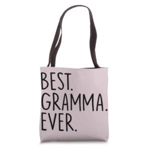 best gramma ever tote bag