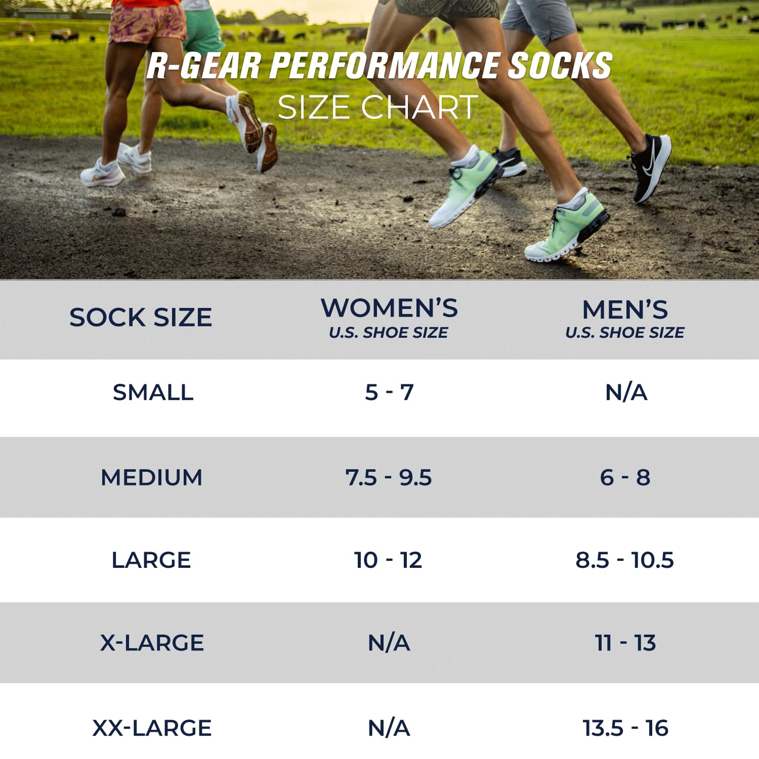 R-Gear Drymax Low Cut Running Socks For Men and Women, Medium Cushion | Breathable, Moisture Control & Anti Blister | M, White, 3 Pack