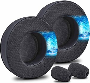 virtuoso xt ear pads replacement for virtuoso rgb wireless se xt headset, cooling gel, more - softer memory foam, added thickness, extra durability by jessvit (virtuoso xt cooling gel earpads black)