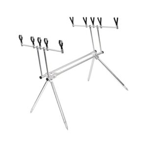 Fishing Tackle Tools, Fishing Rod Stand Holder Easy to Carry Aluminium Alloy Material for Outdoor for Fishing