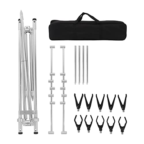 Fishing Tackle Tools, Fishing Rod Stand Holder Easy to Carry Aluminium Alloy Material for Outdoor for Fishing