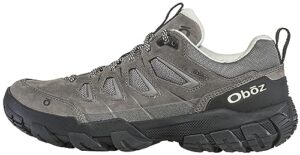 oboz sawtooth x low b-dry hiking shoe - women's hazy gray - 9.5 medium