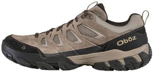 oboz men's sawtooth x low hiking shoes, rockfall, 10