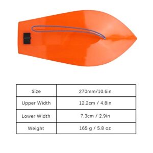 Tgoon Fishing Diving Board, Simple to Operate Orange Lightweight Portable Easy to Carry Fishing Accessory Dive BoardFishing Tool Simple to Operate(9#)