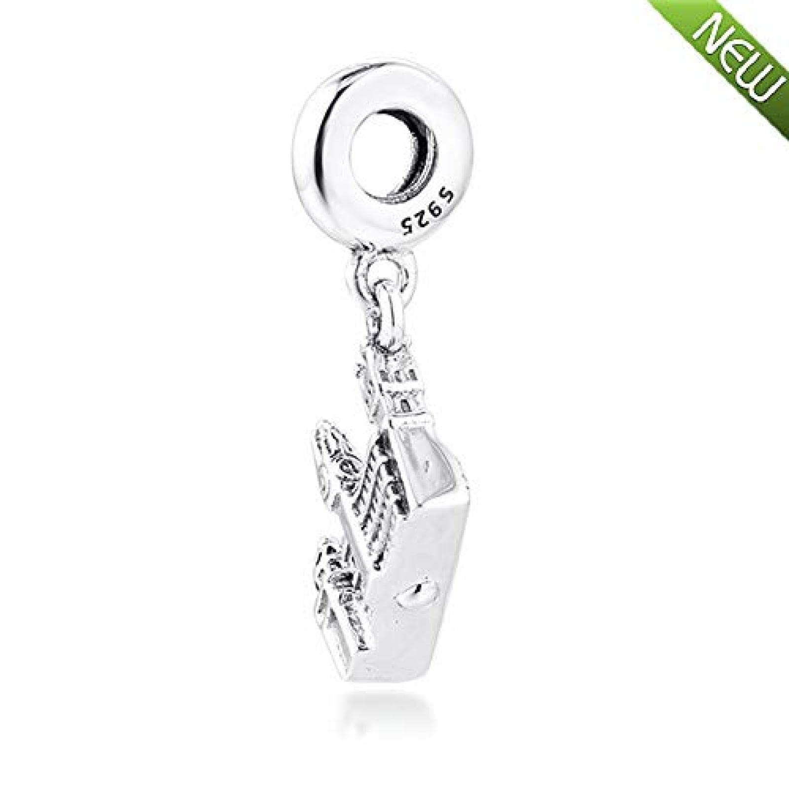 Zhou Kou Li 2020 Summer Prague Charles Bridge Dangle Bead 925 Silver DIY Fits for Original Pandora Bracelets Charm Fashion Jewelry