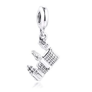 zhou kou li 2020 summer prague charles bridge dangle bead 925 silver diy fits for original pandora bracelets charm fashion jewelry