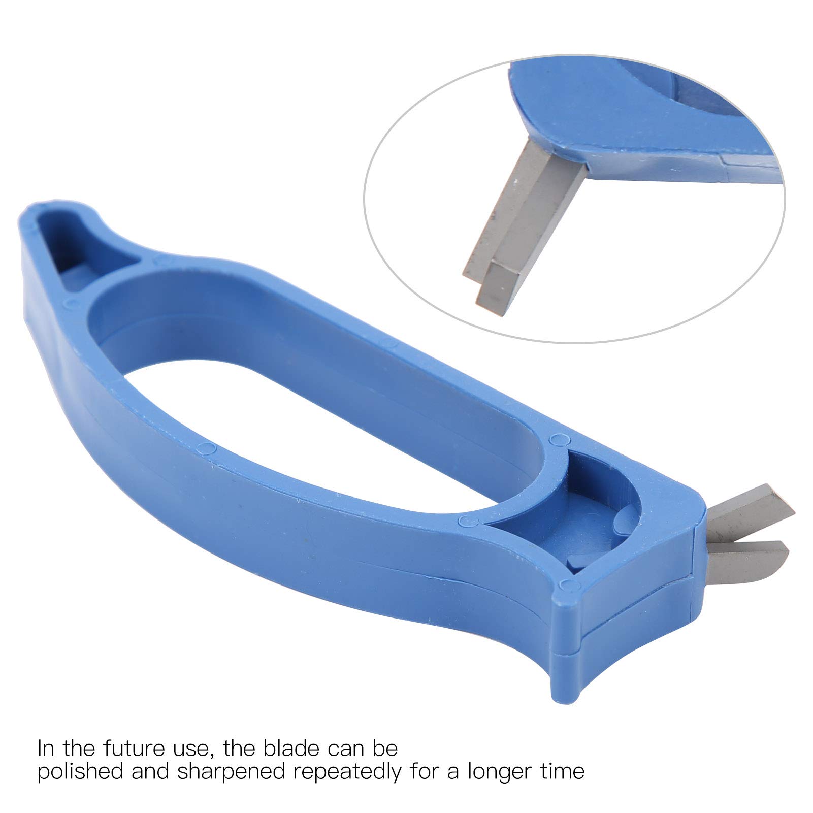 Tgoon Ice Fishing Sharpener, Ice Auger Cutte Fishing Blade Cutter Convenient to Carry Sturdy for Fishery