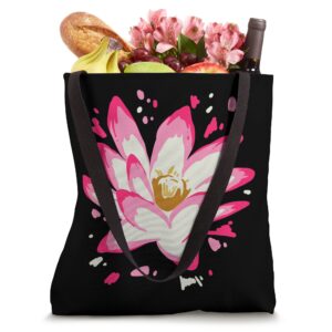 Buddhism Mandala Lotus Namaste Tote Bag