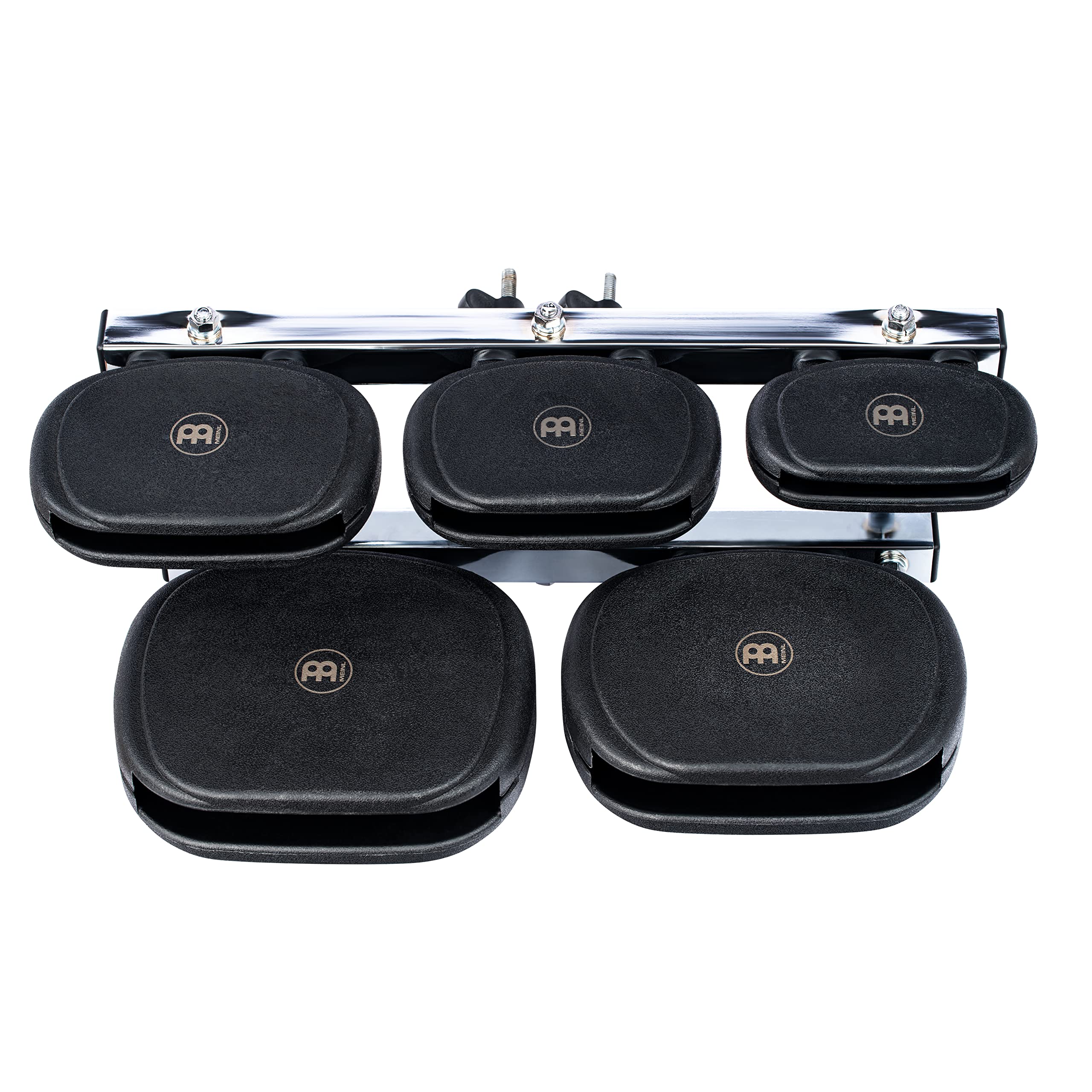 Meinl Percussion Synthetic Temple Blocks with Steel Frame, Five Pitches from Low to High, 2-Year Warranty (TMSTB)