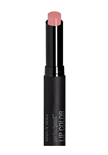 wet n wild Perfect Pout Lipstick, Peach No More Drama, Gluten-Free, Cruelty-Free, Lip Color