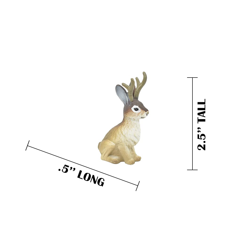 CWG Jackalope Plastic Replica 2.5inch Tall - F4238 B376