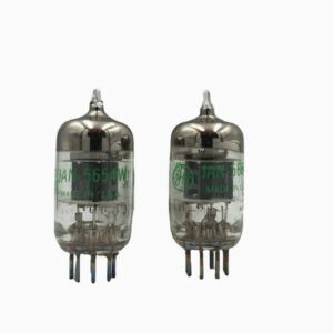 7-Pin 5654W Vacuum Tubes, Fully-Tested Vacuum Tube, Perfect Matched Pairing Tube Amp, Upgrade for 5654 / 6J1 / 6J2 / EF95 / 6AK5 / 6J1P Electron Vacuum Tube(2 Tubes)