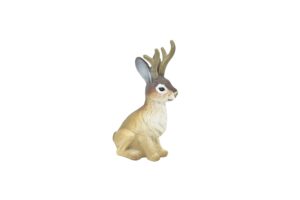 cwg jackalope plastic replica 2.5inch tall - f4238 b376