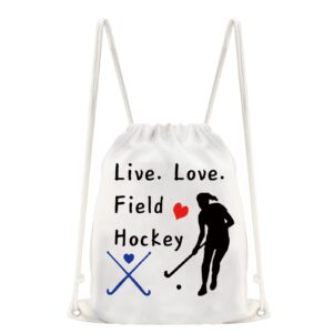 jytapp field hockey present for hockey drawstring bag field hockey present for players field hockey team inspiration present