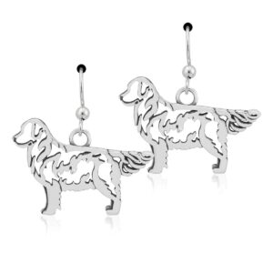 golden retriever earrings, gifts and jewelry for golden retriever lovers