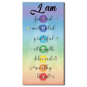 chakra quotes sign wall decor yoga zen wall art wooden spiritual decor motivational meditation wall art zen buddhism spa room decor for yoga living room bedroom bathroom wall decorations (love style)