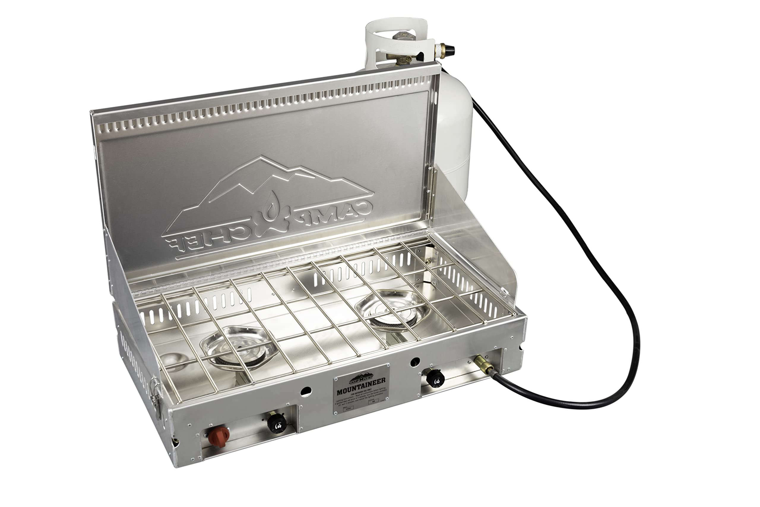 Camp Chef Mountaineer Aluminum Cooking System, Silver, MS40AX