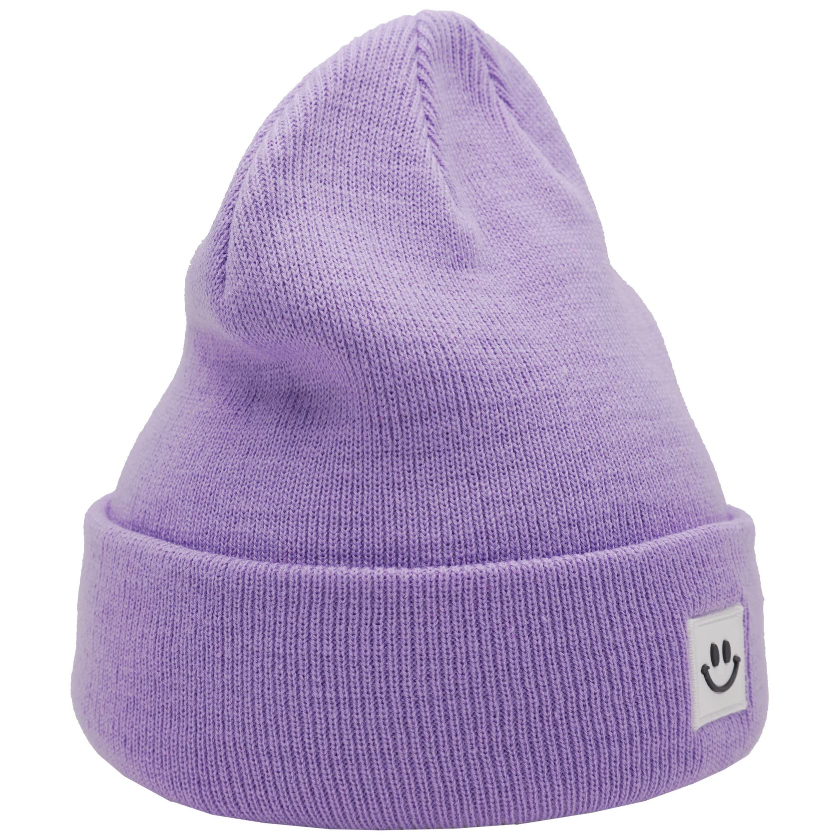 55cube Light Purple Beanie Hat