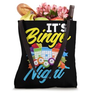 Bingo Night Gambling Bingo Player Bingo Tote Bag