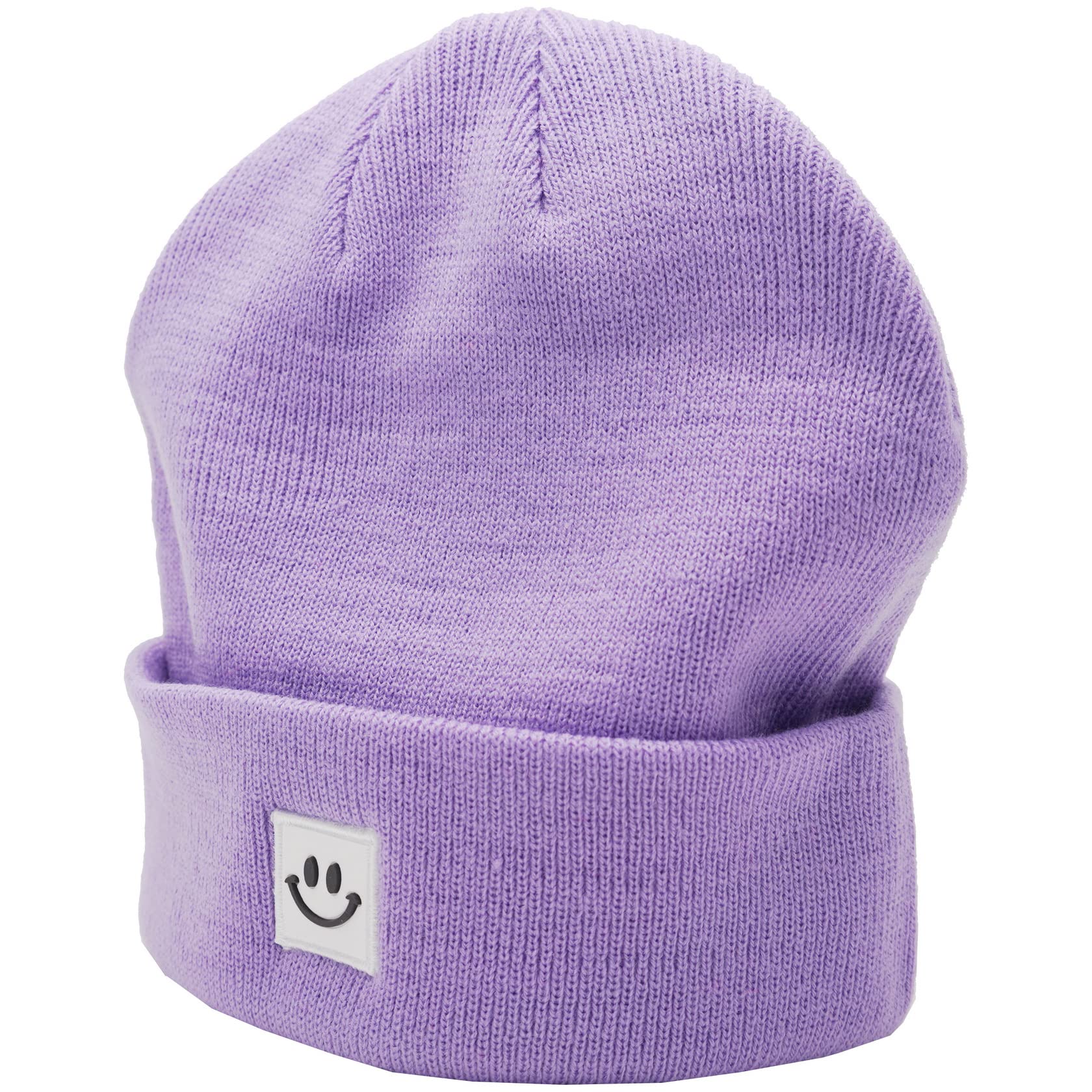 55cube Light Purple Beanie Hat