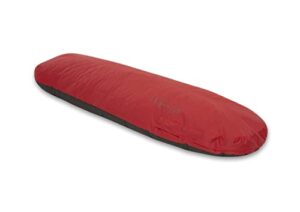 rab storm bivi one-person lightweight waterproof shelter for climbing and mountaineering - ascent red - one size